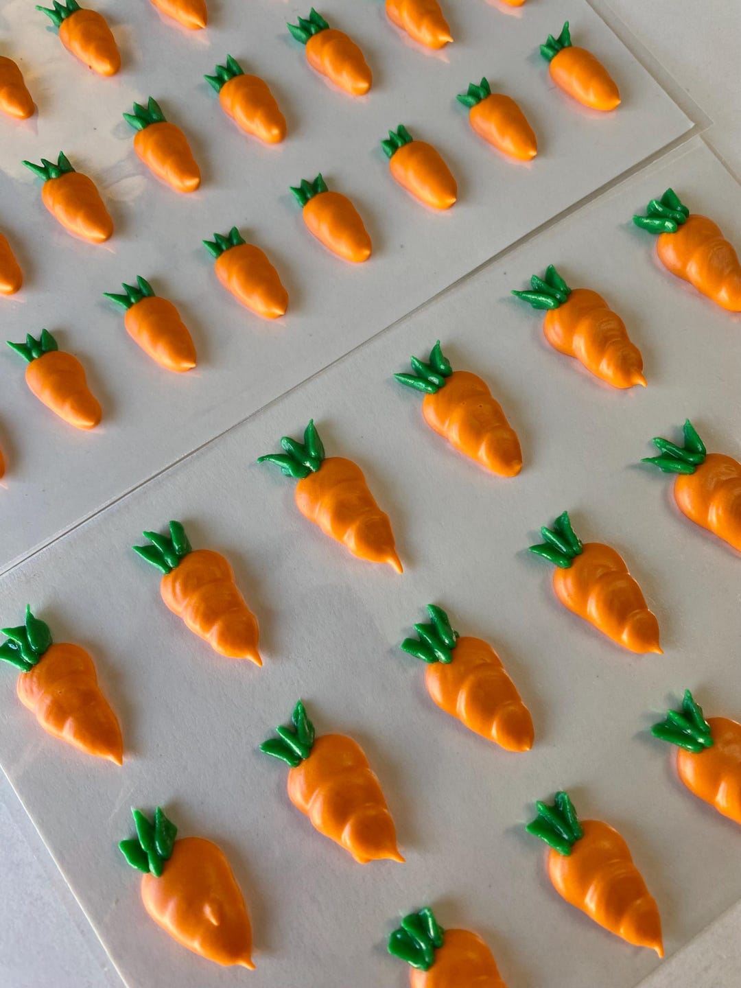 Royal Icing Carrots Transfers - Etsy