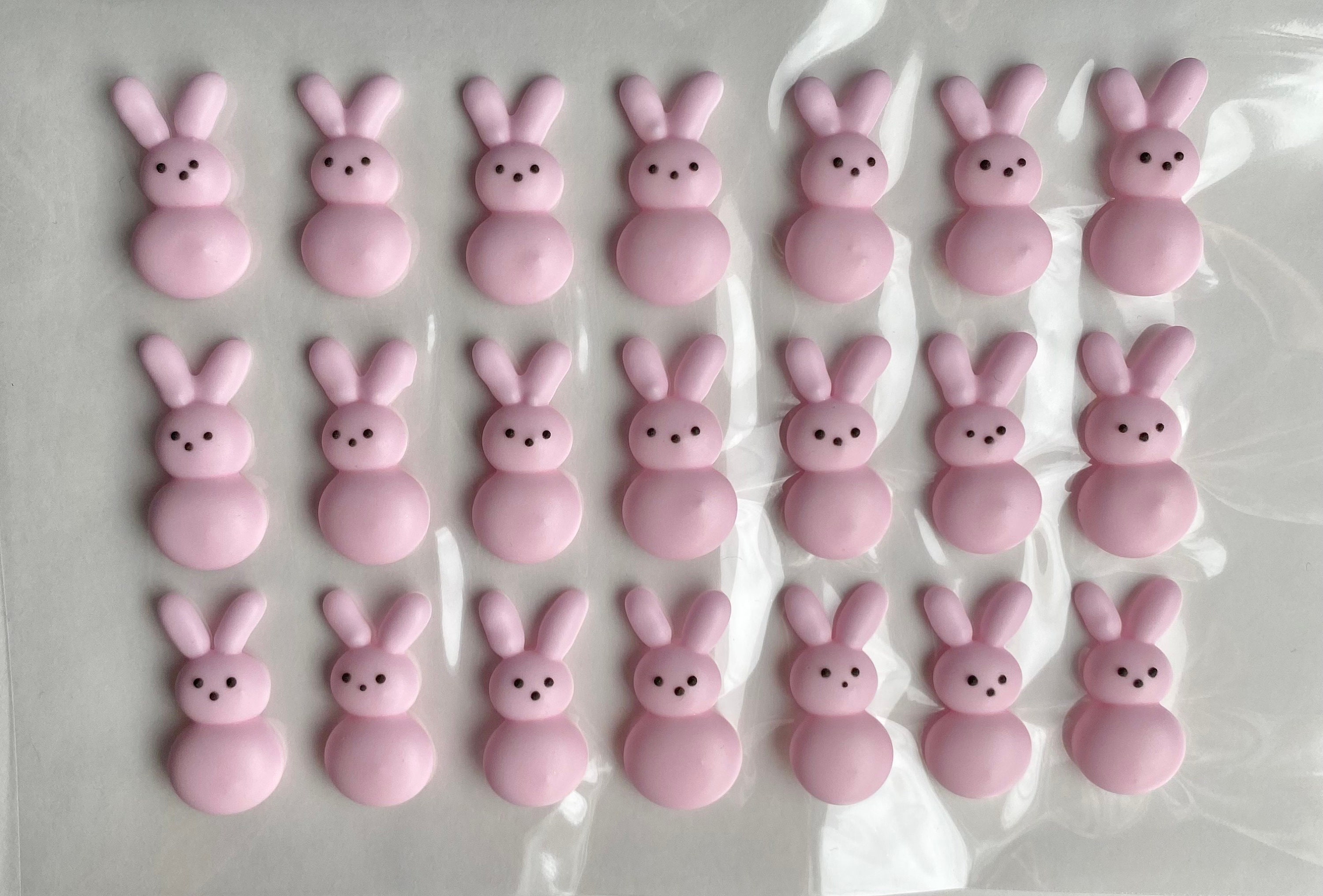 Royal Icing Bunny Pepps / Bunny Sprinkles / Easter Tranfers - Etsy