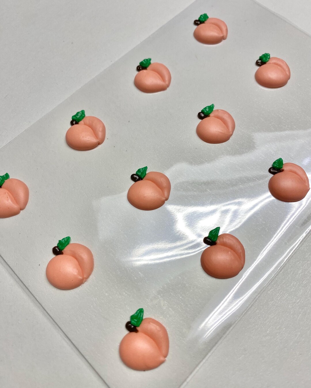 Royal Icing Peaches Transfers - Etsy
