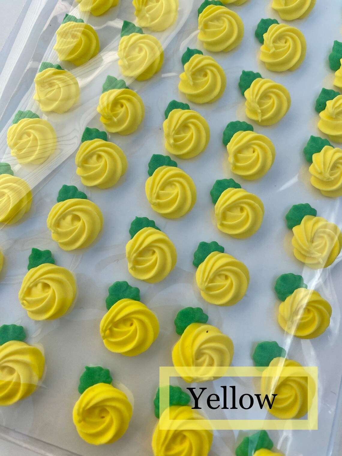 40 Mini Royal Icing Rosettes - Etsy