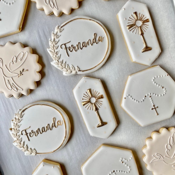 Communion Cookies - Etsy