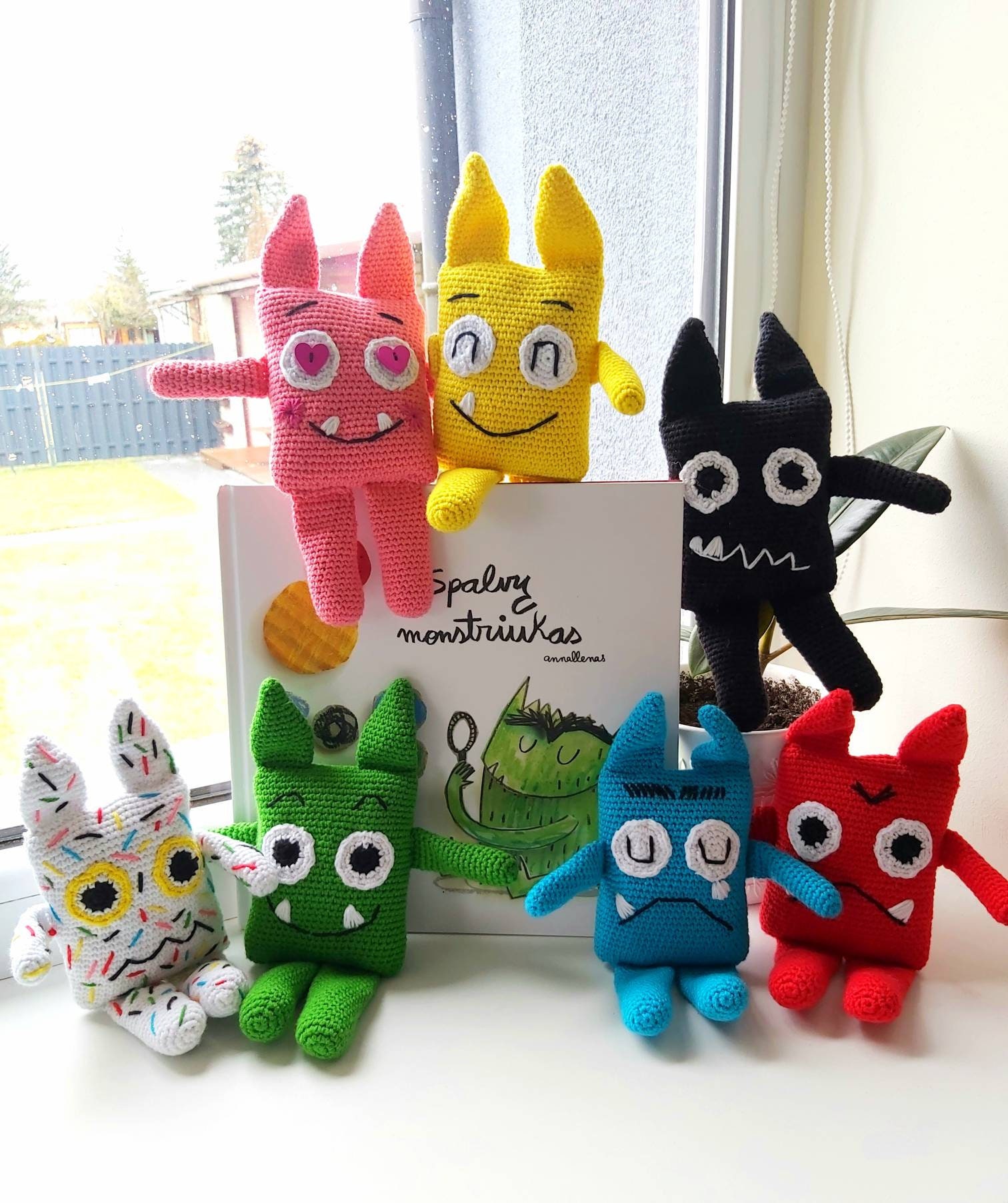 The Colour Monster ( Set of 7 Monsters) - Etsy