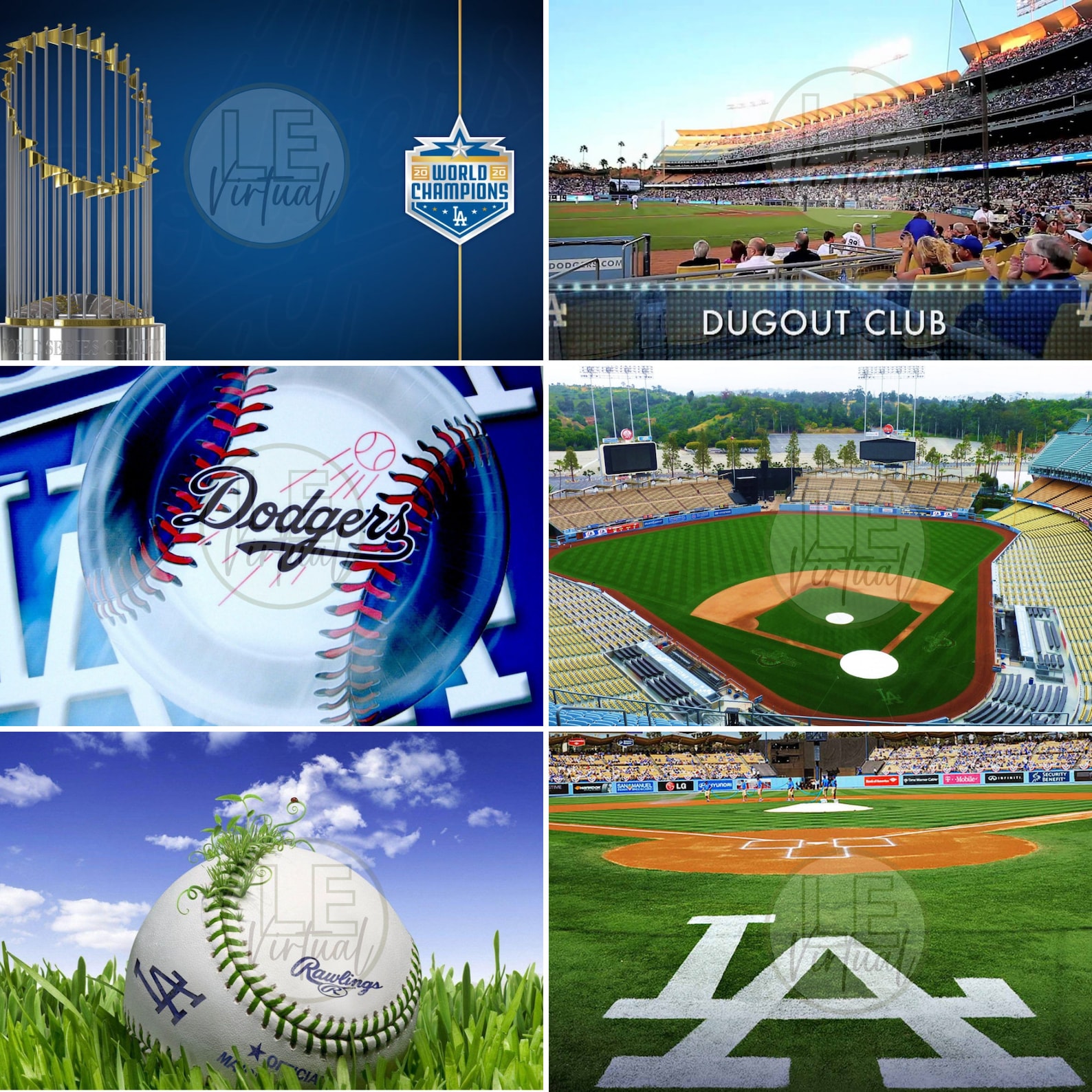 12 LA DODGERS STADIUM Zoom Backgrounds-zoom Meeting Virtual | Etsy