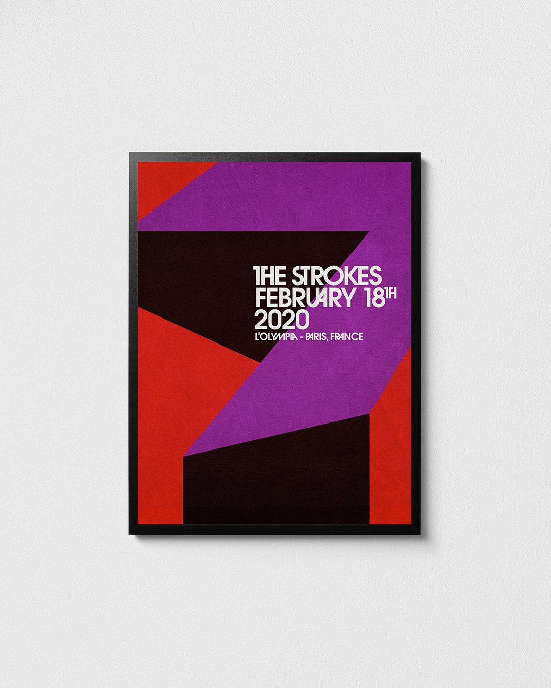 The Strokes Poster The Strokes Concert Print Alternative Music Art