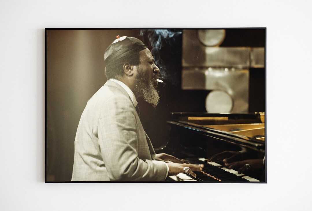 Thelonious Monk Piano Print: Iconic Jazz Photograph - Etsy