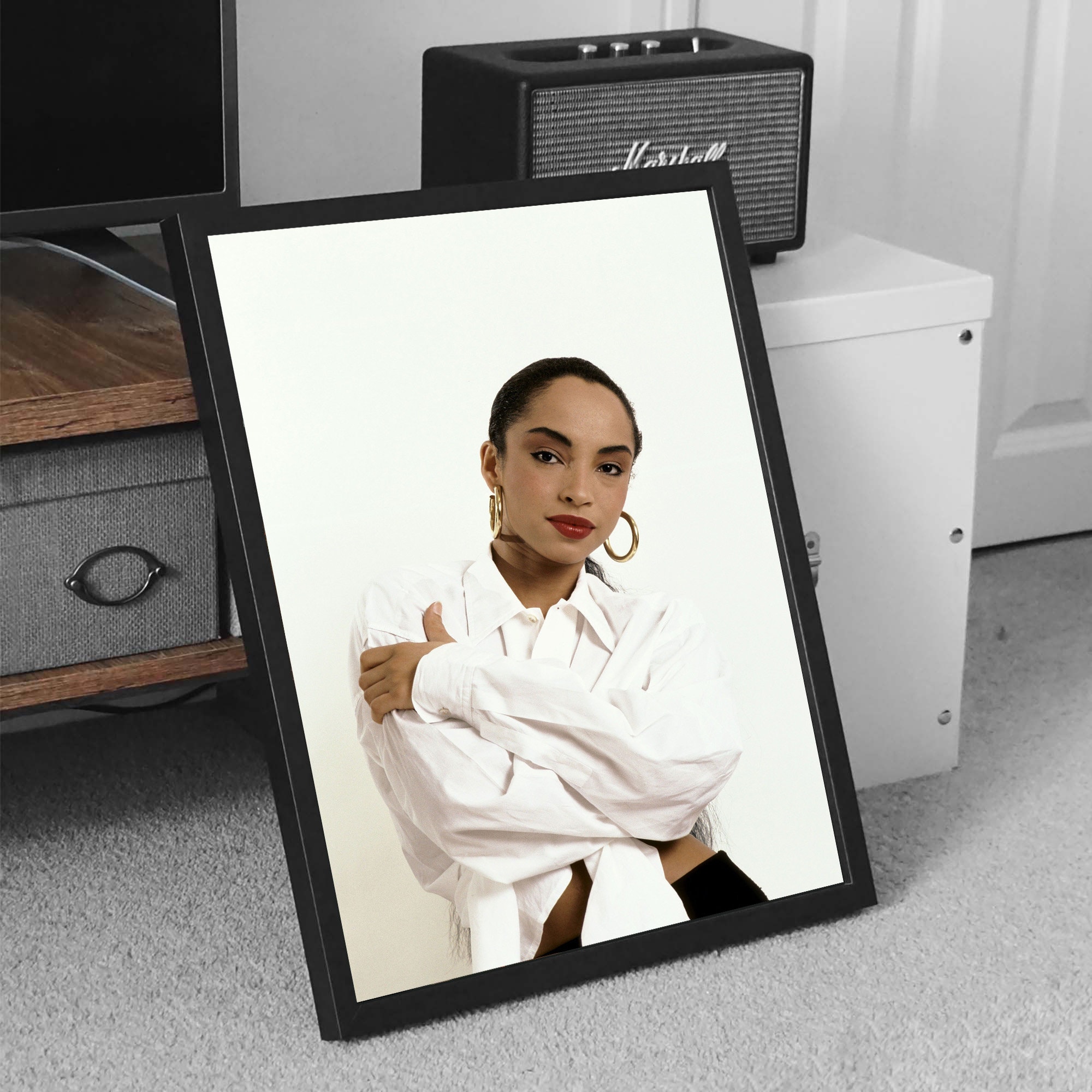 Sade Adu Portrait Poster: Iconic Music Legend, Satin Print - Etsy