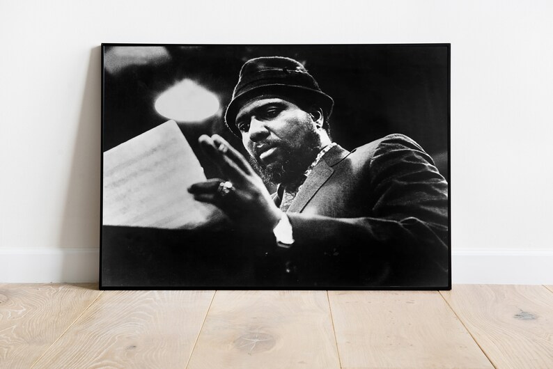 Thelonious Monk Poster, Thelonious Monk Print, Best Jazz Artists of All ...