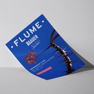 Flume Red Rocks Amphitheatre Poster: Denver Dance Music Art - Etsy