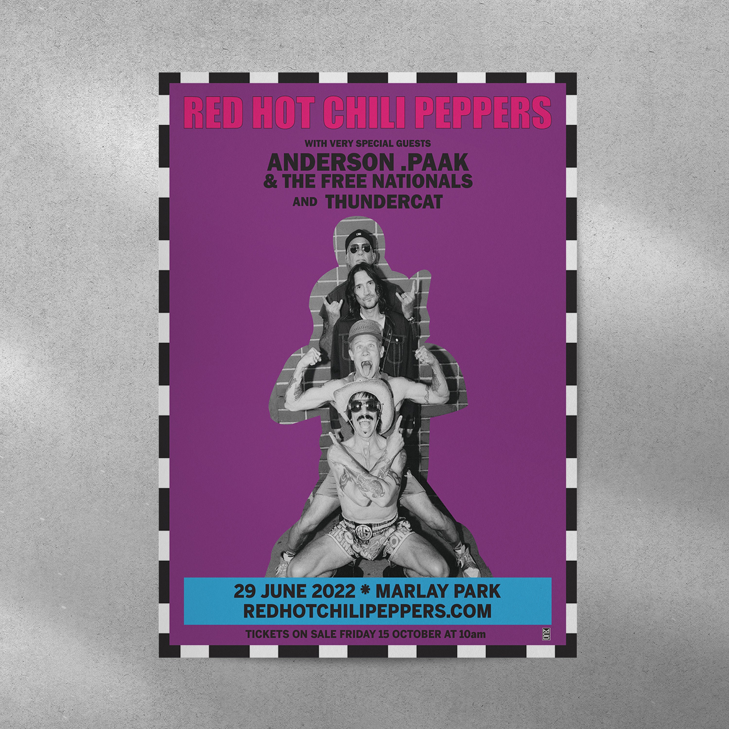Red Hot Chili Pepper Poster Red Hot Chili Peppers 2022 Etsy