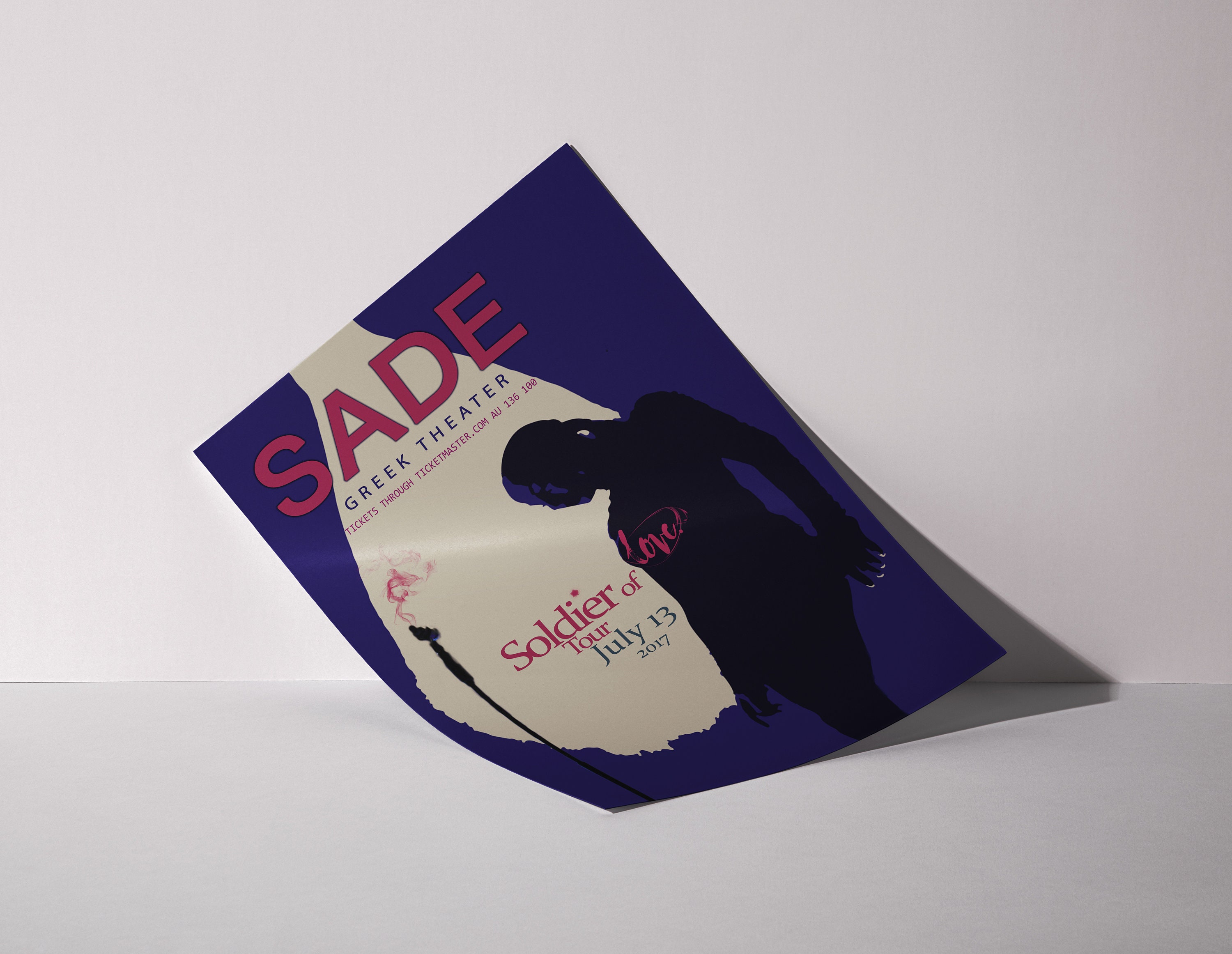 Sade Adu Poster, Sade Adu Concert Print, Romantic Gift, Tour Posters ...