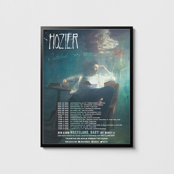 Hozier Poster - Etsy