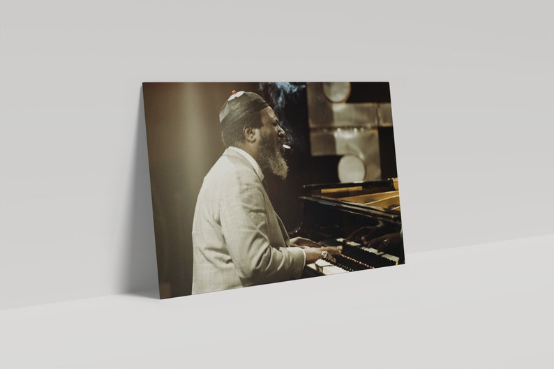 Thelonious Monk Poster, Thelonious Monk Print, Jazz Icons of All Time ...