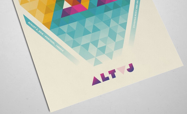 Alt-j Poster, Alt-j Concert Print, Rock Poster, Music Wall Decor ...