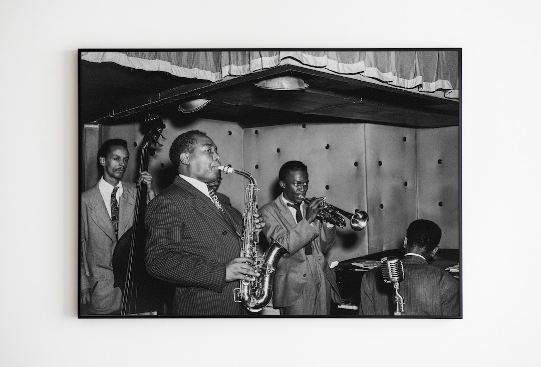 Charlie Parker, Miles Davis Jazz Poster, Three Deuces Club Print - Etsy