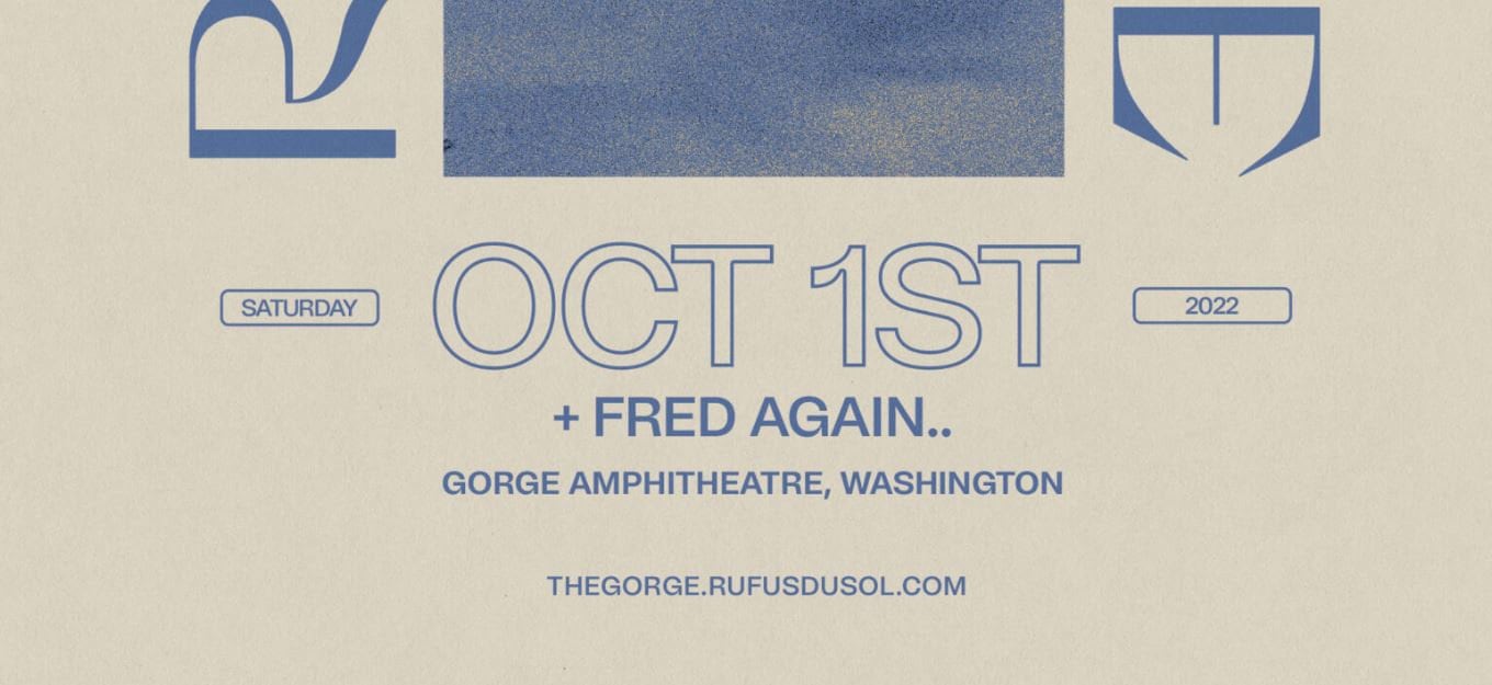 Rfs Du Sol Poster \ Rfs Du Sol Tour Poster \ Dance Music