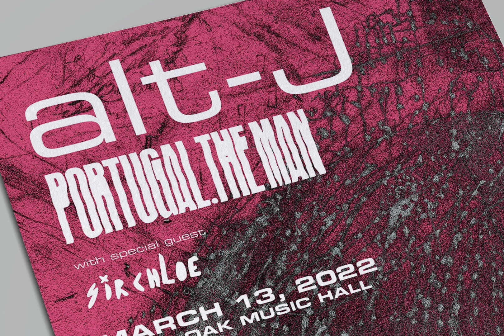 Portugal. the Man & Alt-j Concert Poster, Portugal the Man Poster, Alt ...