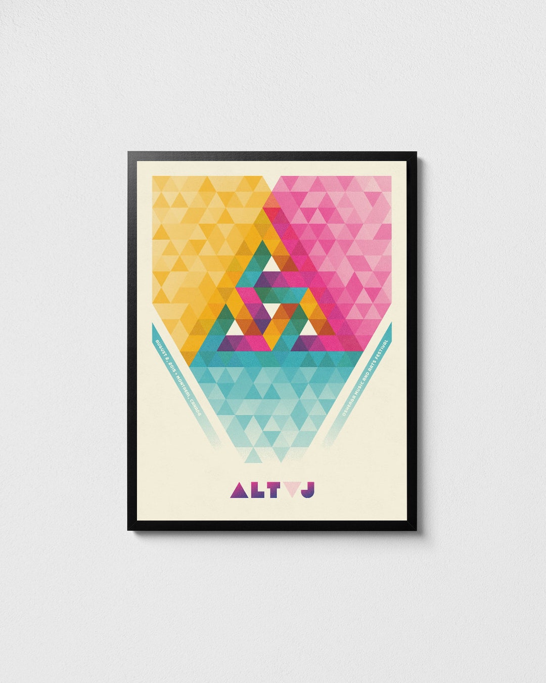 Alt-j Poster, Alt-j Concert Print, Rock Poster, Music Wall Decor ...