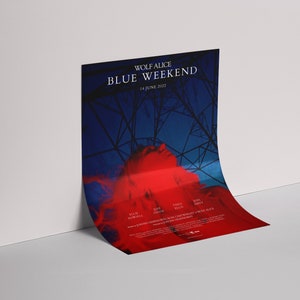 Wolf Alice Blue Weekend Poster: Rock Music Wall Art - Etsy
