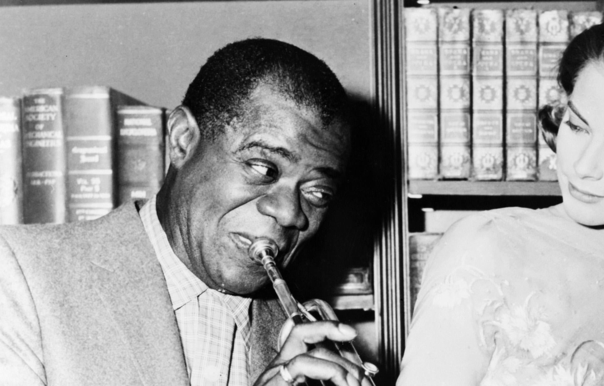 Louis Armstrong & Grace Kelly Jazz Print: Vintage High Society Wall Art ...