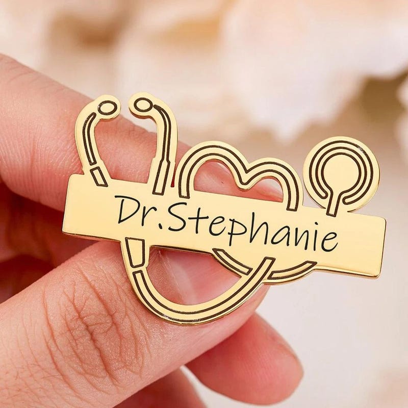 Doctor Name Tag - Etsy
