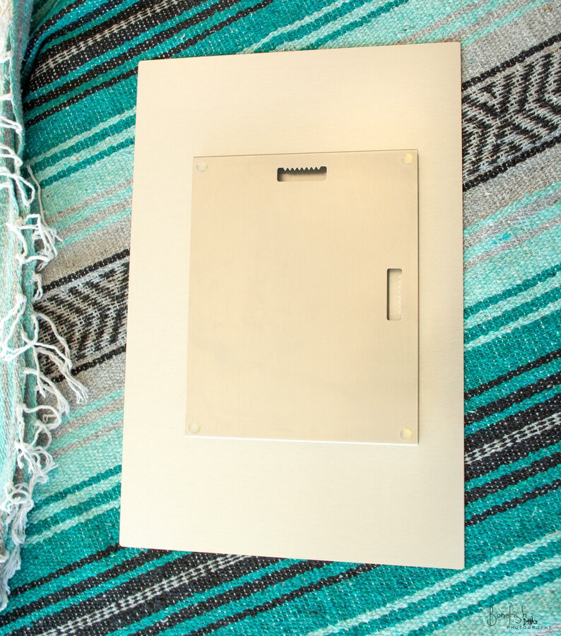 BF Metal Print Flow Waterfall Scene Color Ready to Hang 12x18 Semi ...