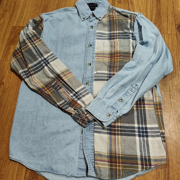 Denim and Plaid - Etsy
