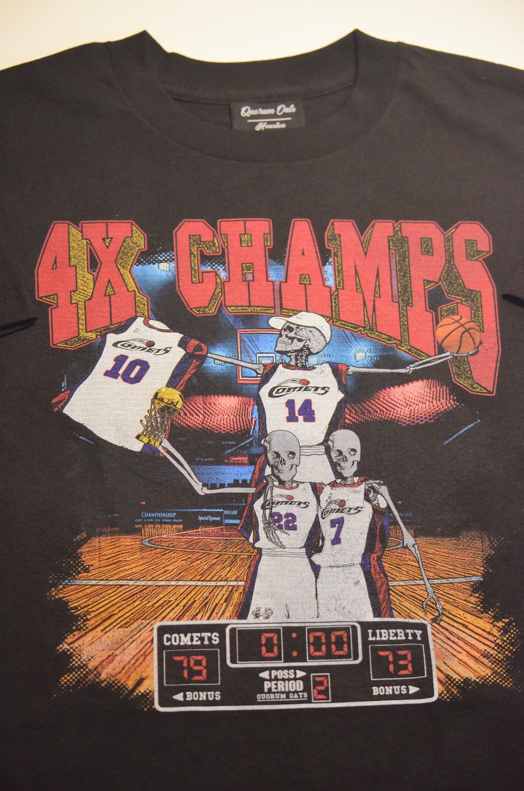 HOUSTON COMETS "4x Champs" Tee - Etsy