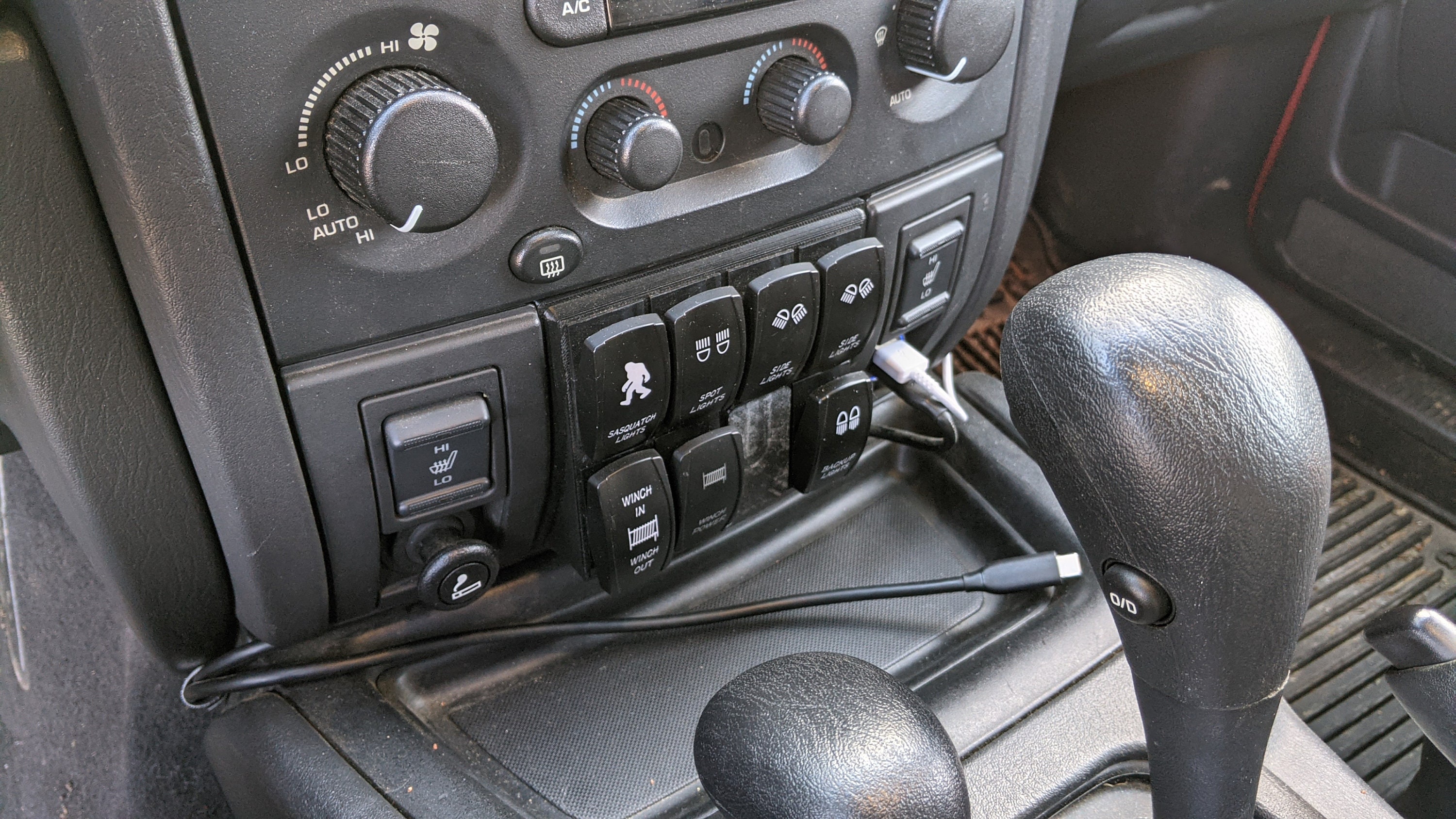 Jeep Grand Cherokee WJ 99-04 Console Switch Panel - Etsy