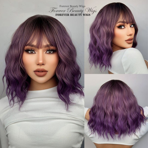 Purple Cosplay Wig - Etsy