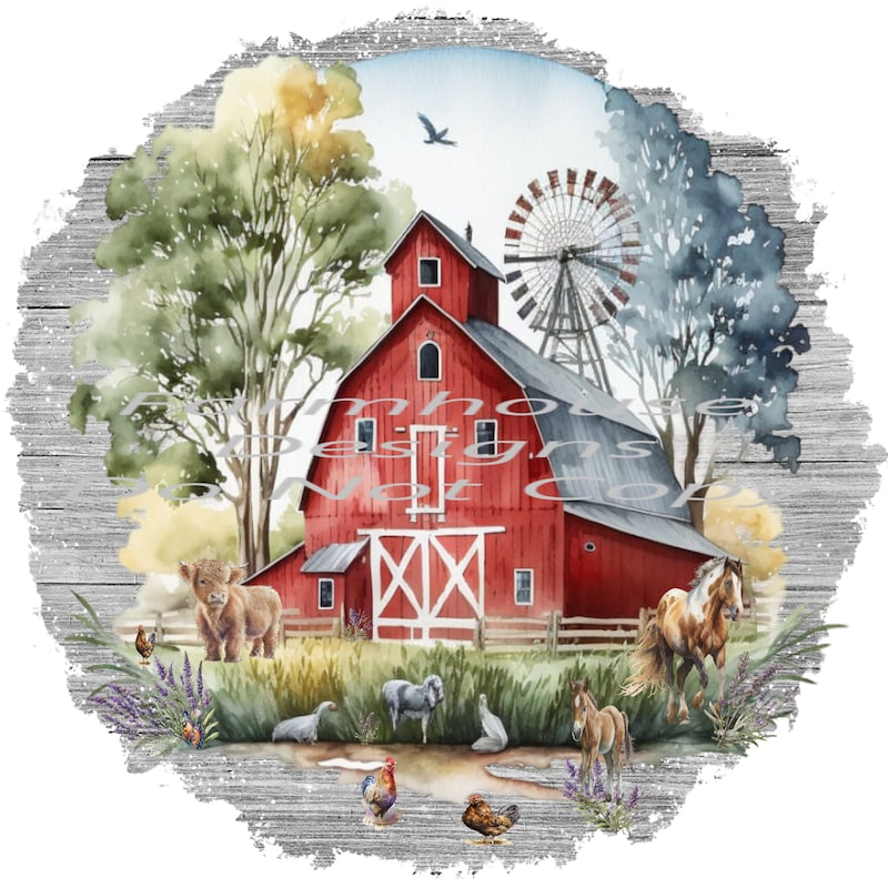Red Barn Door - Etsy