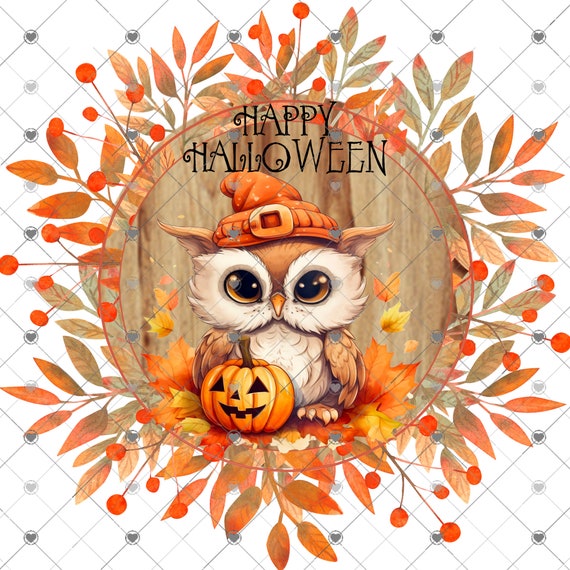 Happy Halloween Owl Clip Art Halloween Owl Clipart By Mercedes