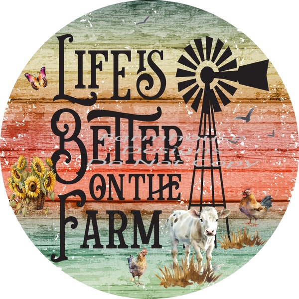 Red Barn, Farm Animals , Barnwood Background, Round Door Sign Png ...