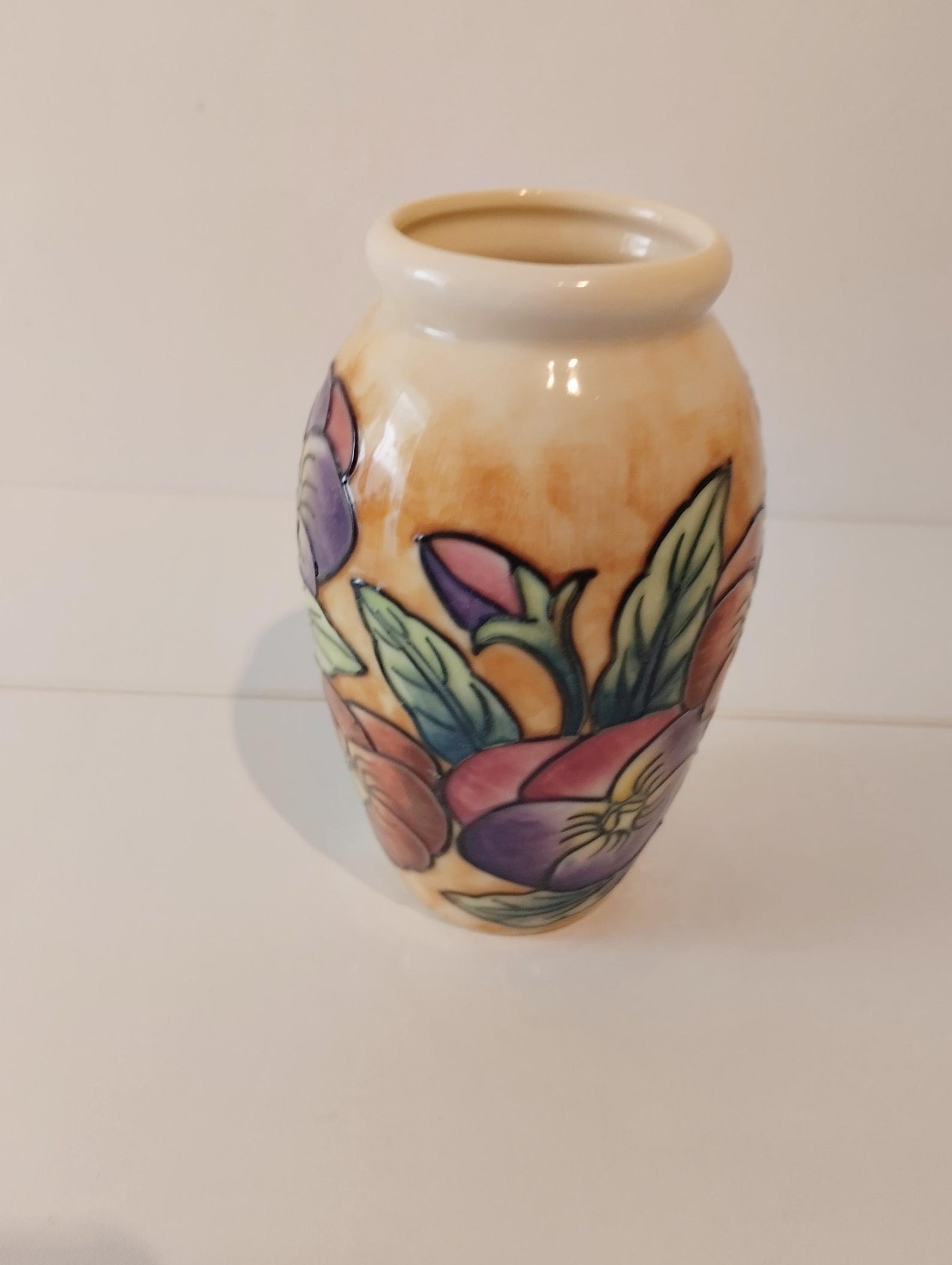 Vintage Hand Painted Old Tupton Ware Vase, Made in England - Etsy UK
