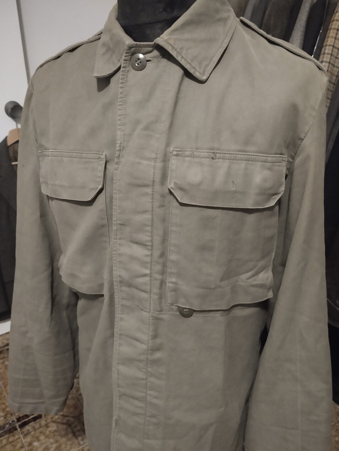 Original West German Army Moleskin Field Jacket Size M-L - Etsy