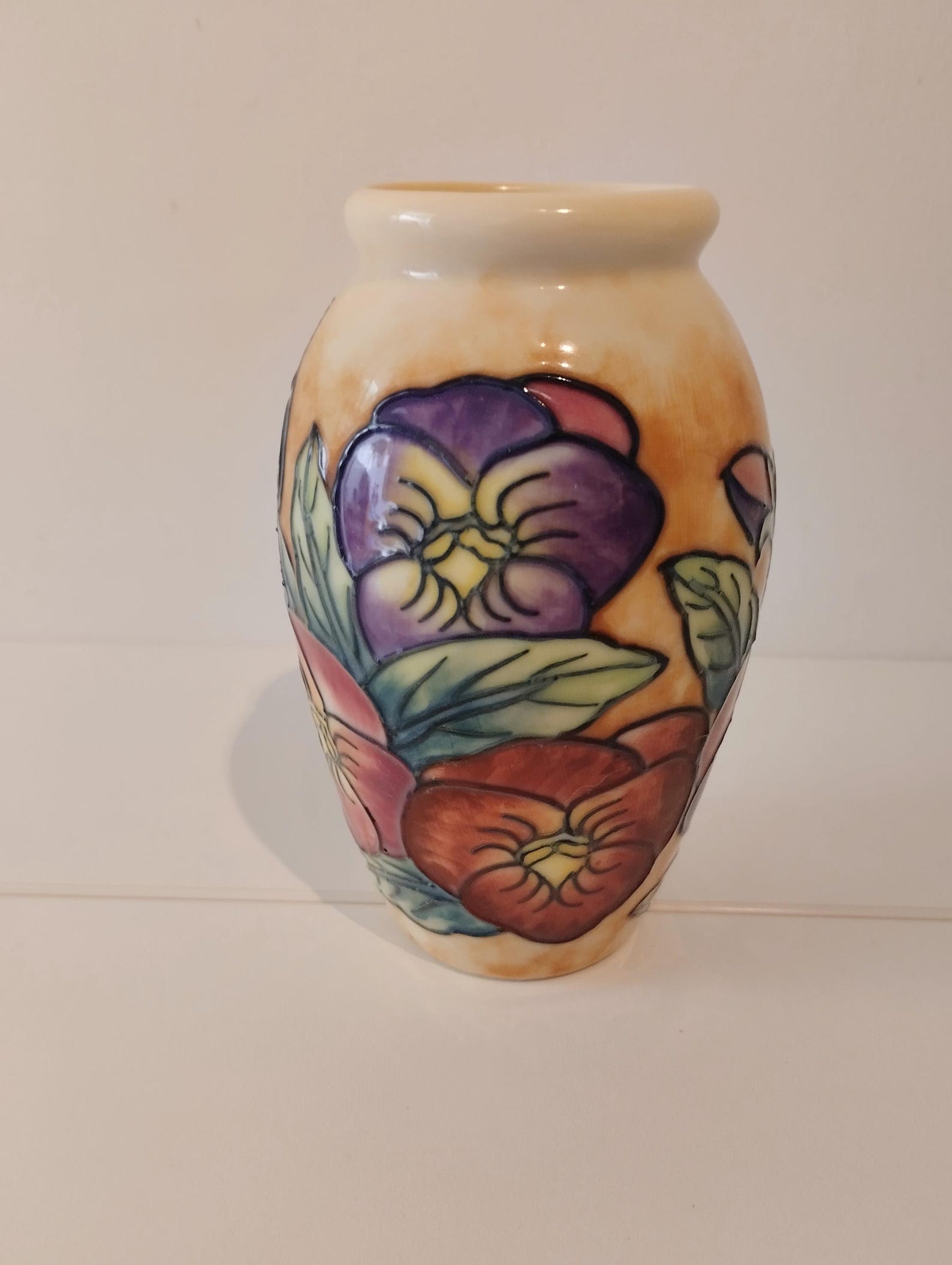 Vintage Hand Painted Old Tupton Ware Vase, Made in England - Etsy UK