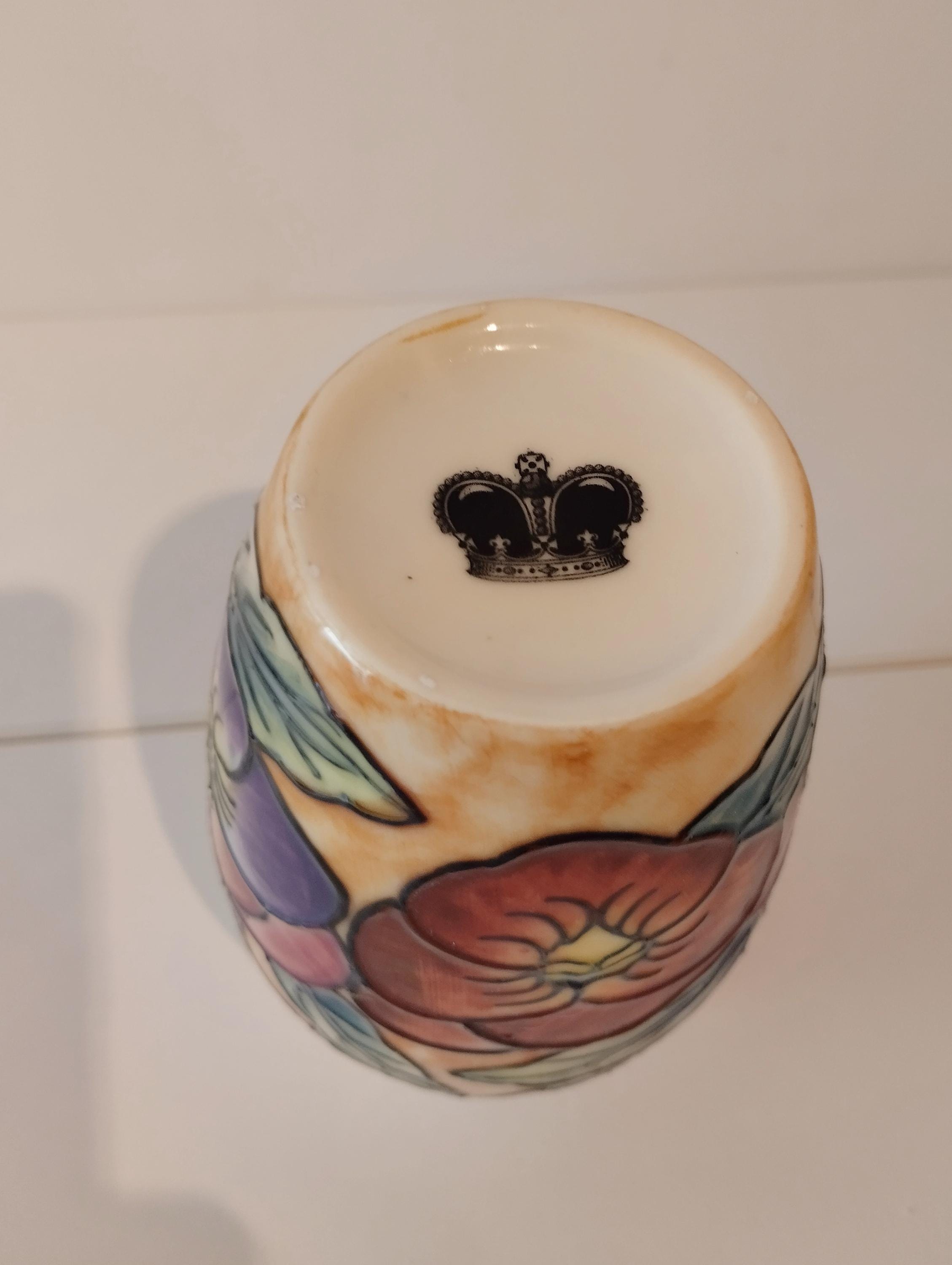 Vintage Hand Painted Old Tupton Ware Vase, Made in England - Etsy UK