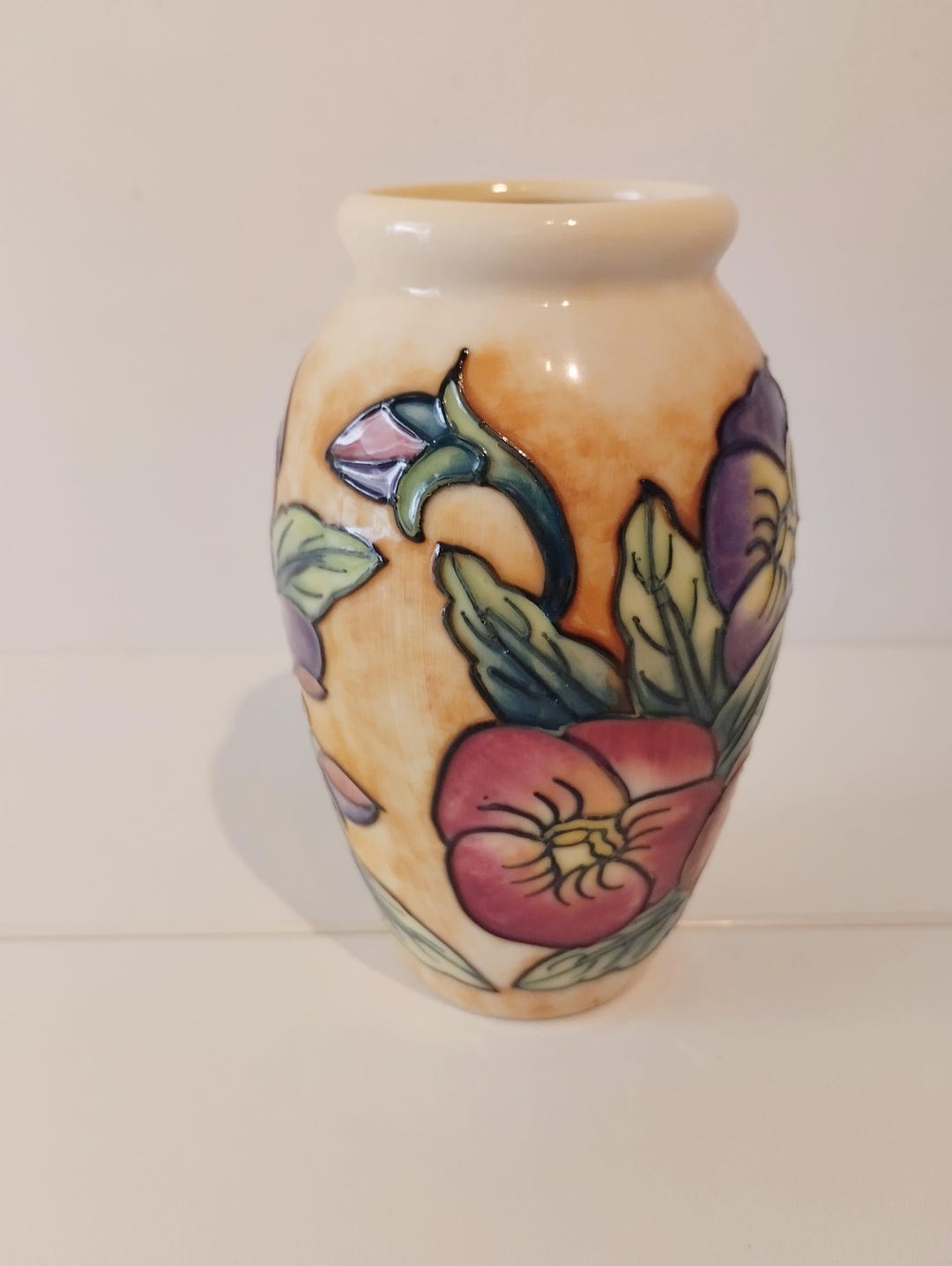 Vintage Hand Painted Old Tupton Ware Vase, Made in England - Etsy UK