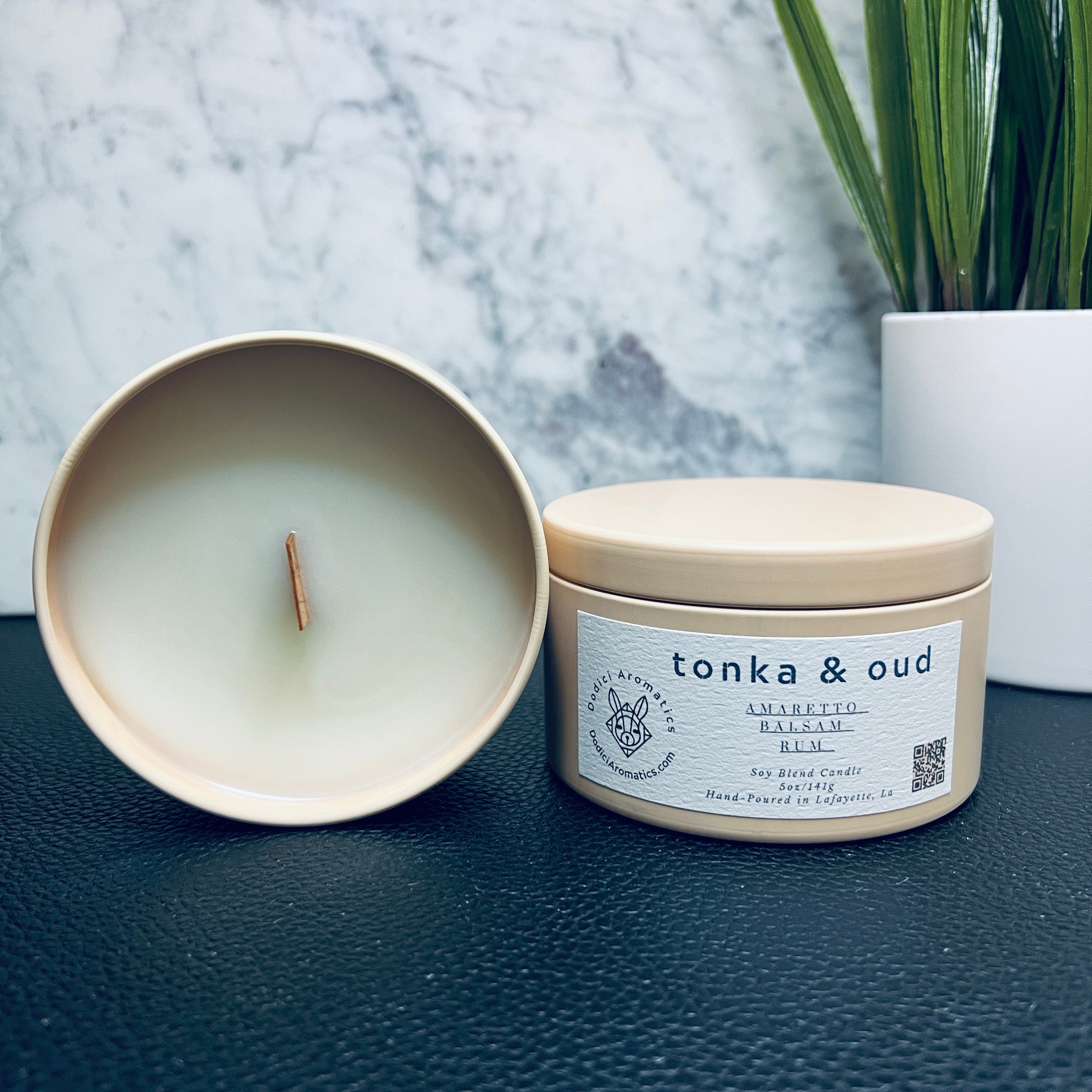 Tonka and Oud Candle Tonka Oud Wooden Wick Candle - Etsy Ireland