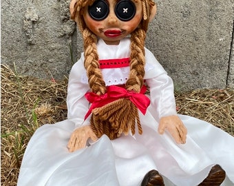 Annabelle Doll Box A Case for Your Vintage Raggedy Ann Doll or Haunted ...