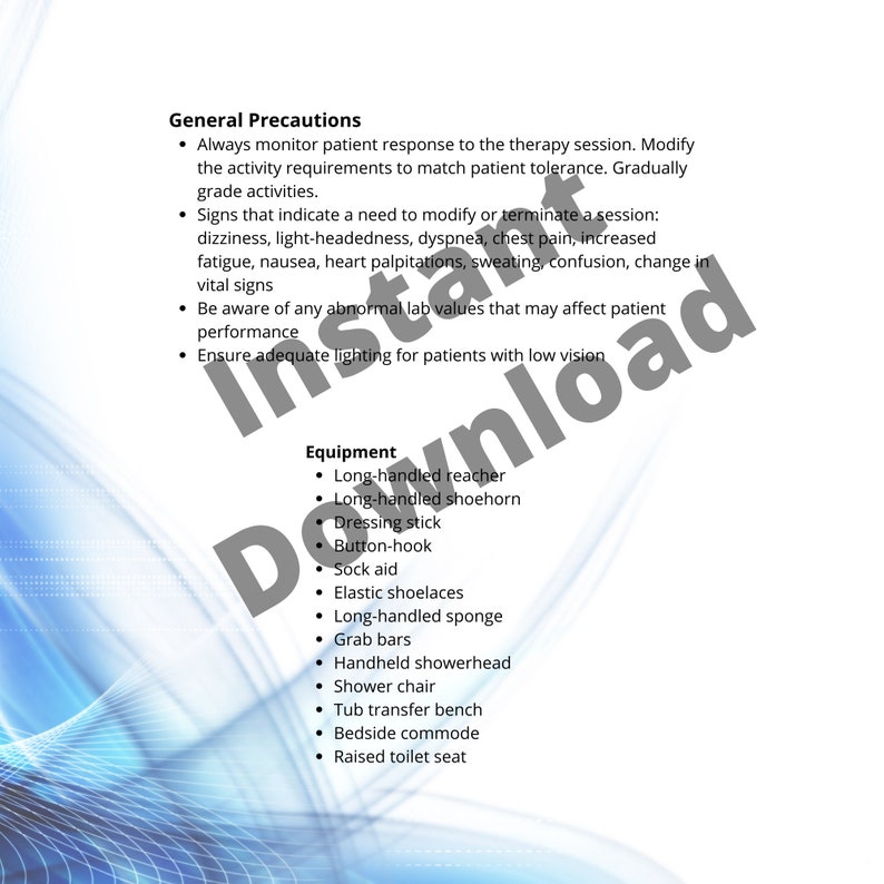 Acute Care Rehab, Adls, Activities of Daily Living, Occupational ...