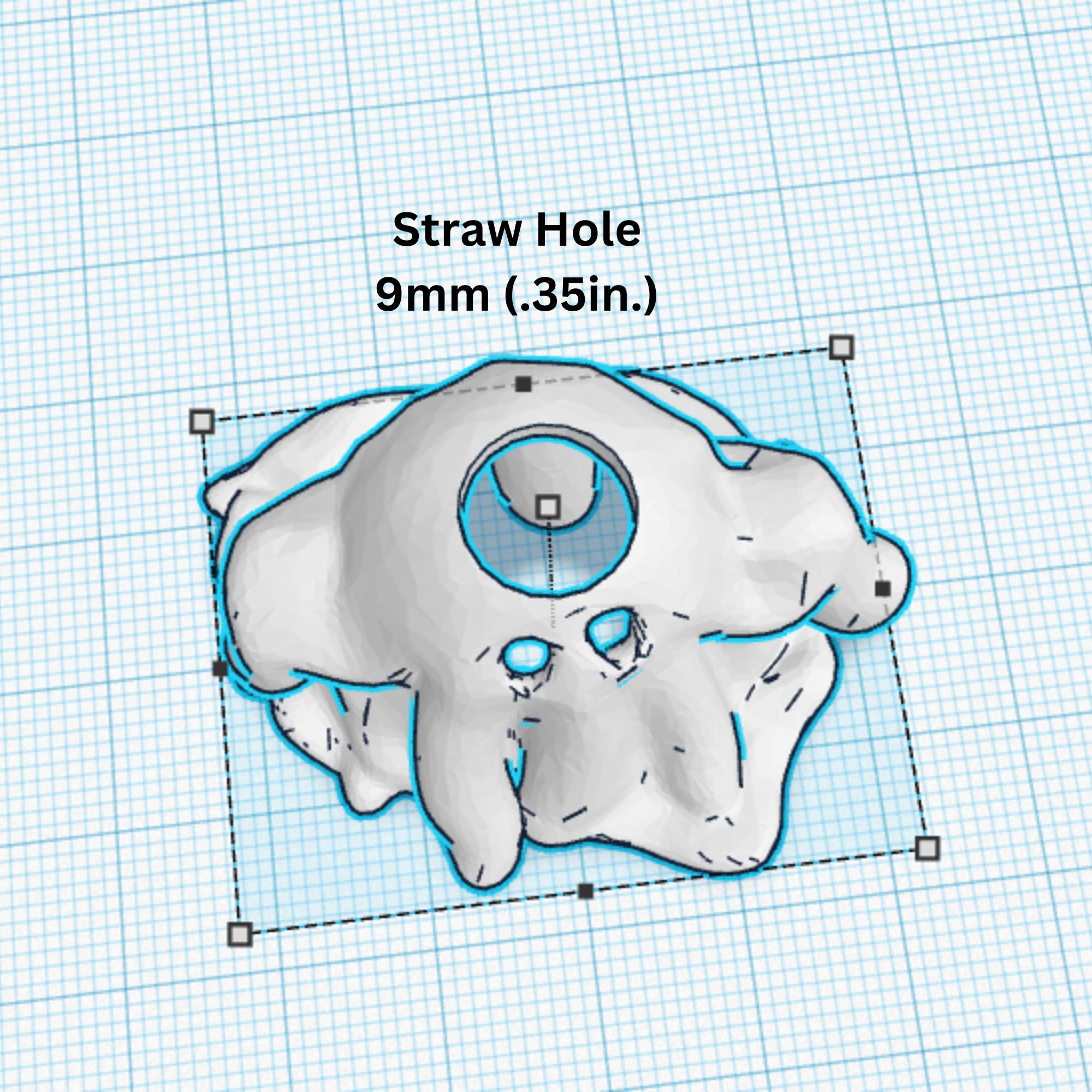 Ghost Straw Buddy Straw Topper STL Digital File - Etsy