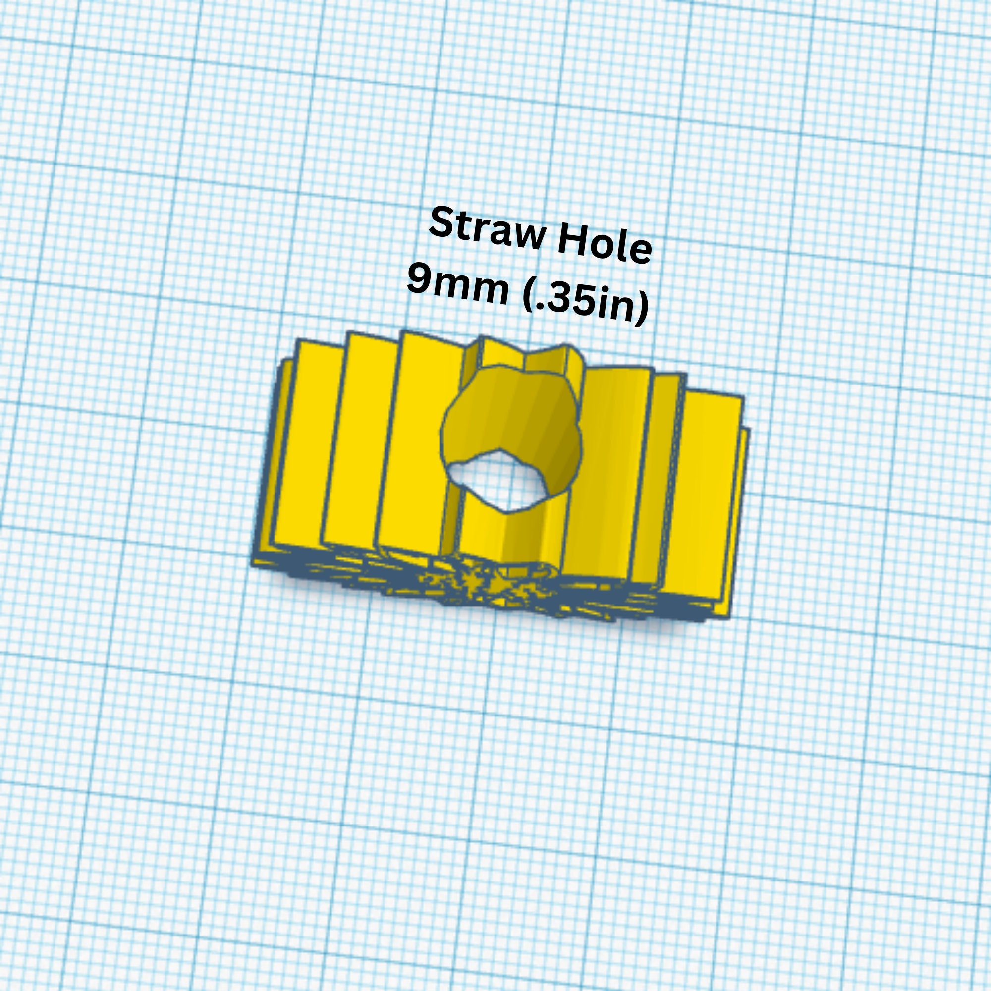 Sunflower Straw Buddy Straw Topper STL 3D Print File - Etsy