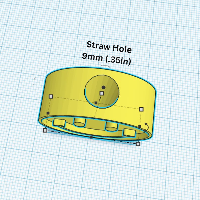 Smile Straw Buddy Straw Topper STL Digital 3D Print File - Etsy