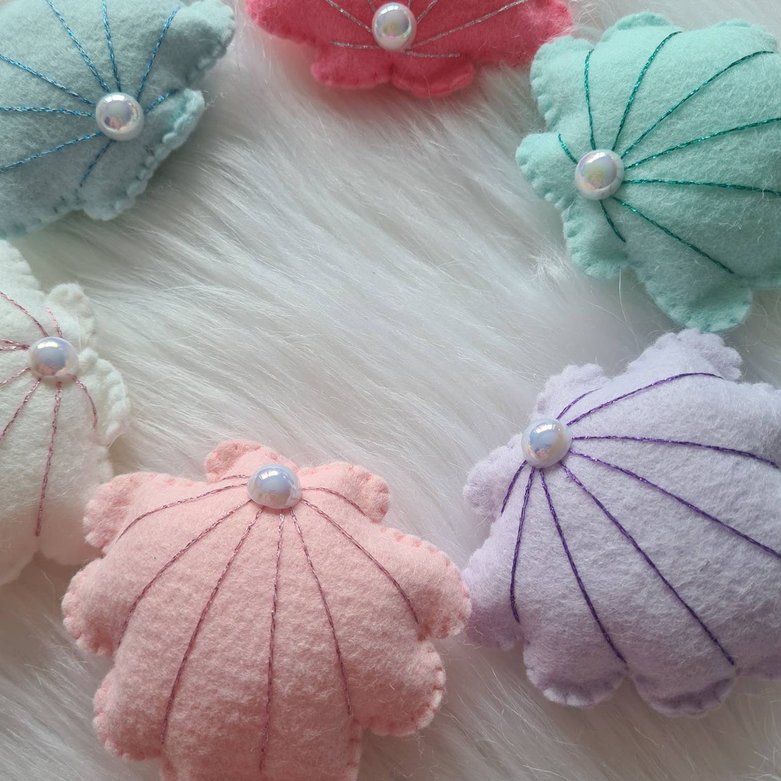 Hanging Shell Mermaid Shell Under the Sea Nursery Decor - Etsy