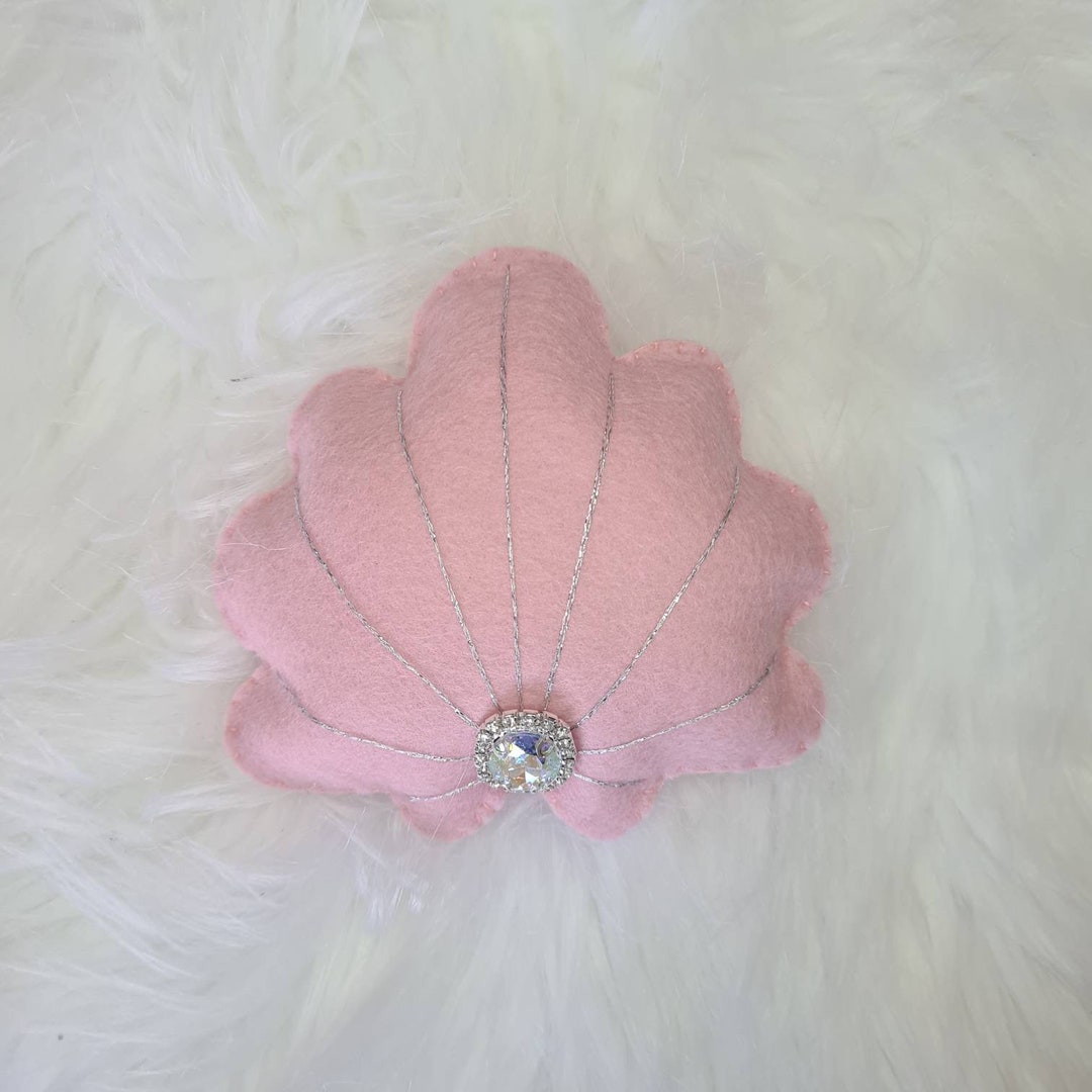 Felt Shell, Mermaid Shell, Pink Shell, Under the Sea, Sea Themed, Shell ...
