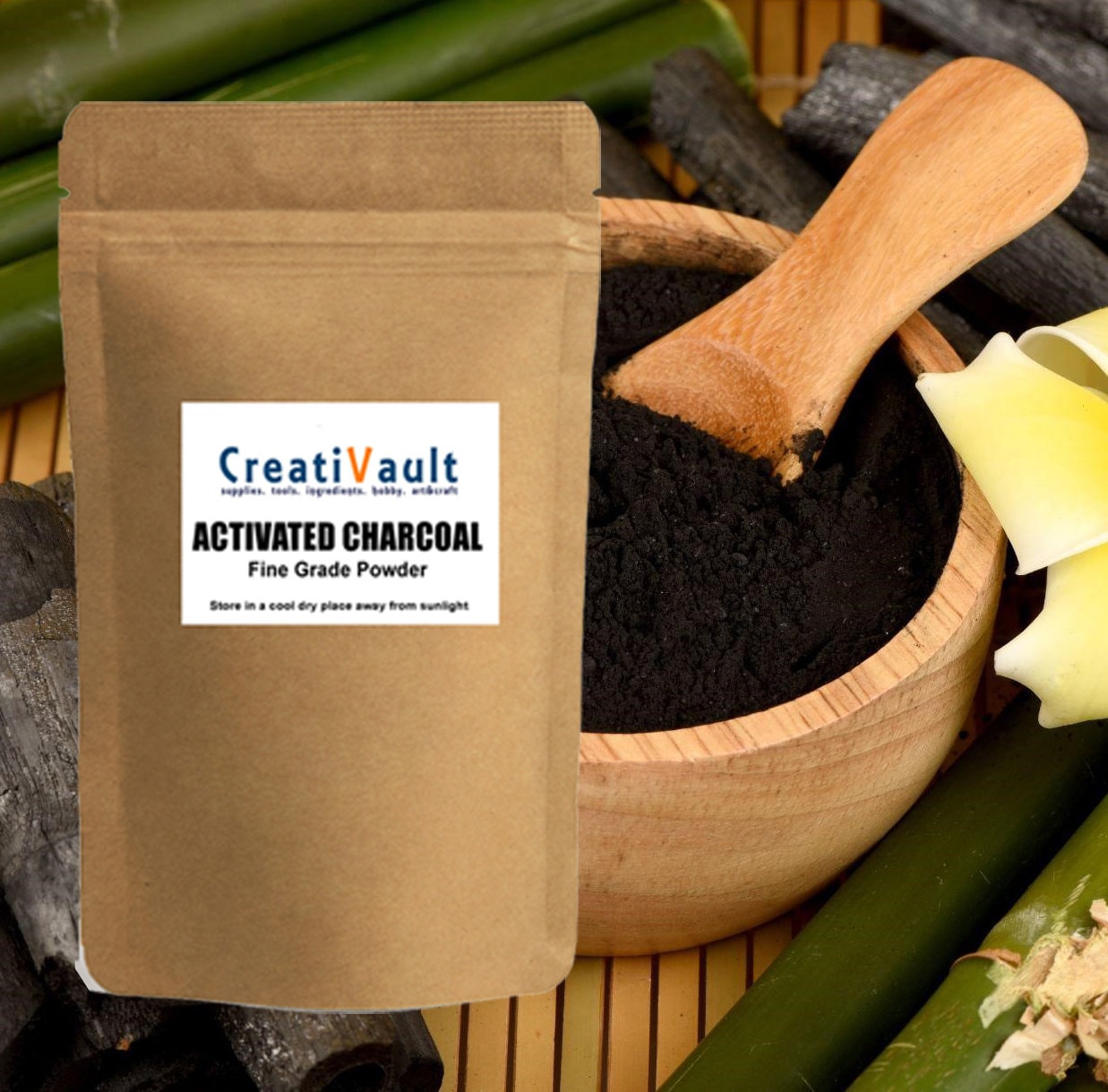 Natural Organic Activated Charcoal Powder Food Grade Powder for Detox ...