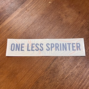 One Less Sprinter - Etsy