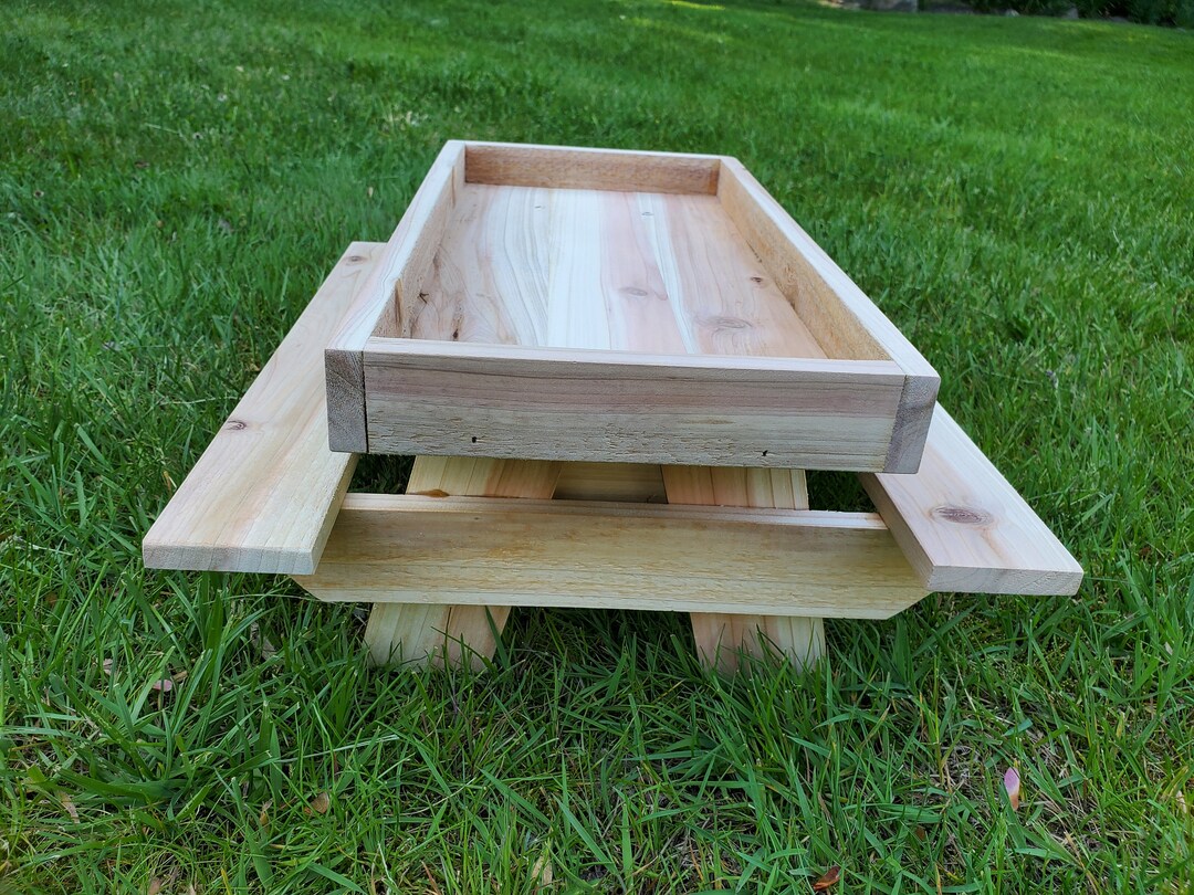 Design and Build Plans for Chicknic Table, Chicken Picnic Table, DIY ...