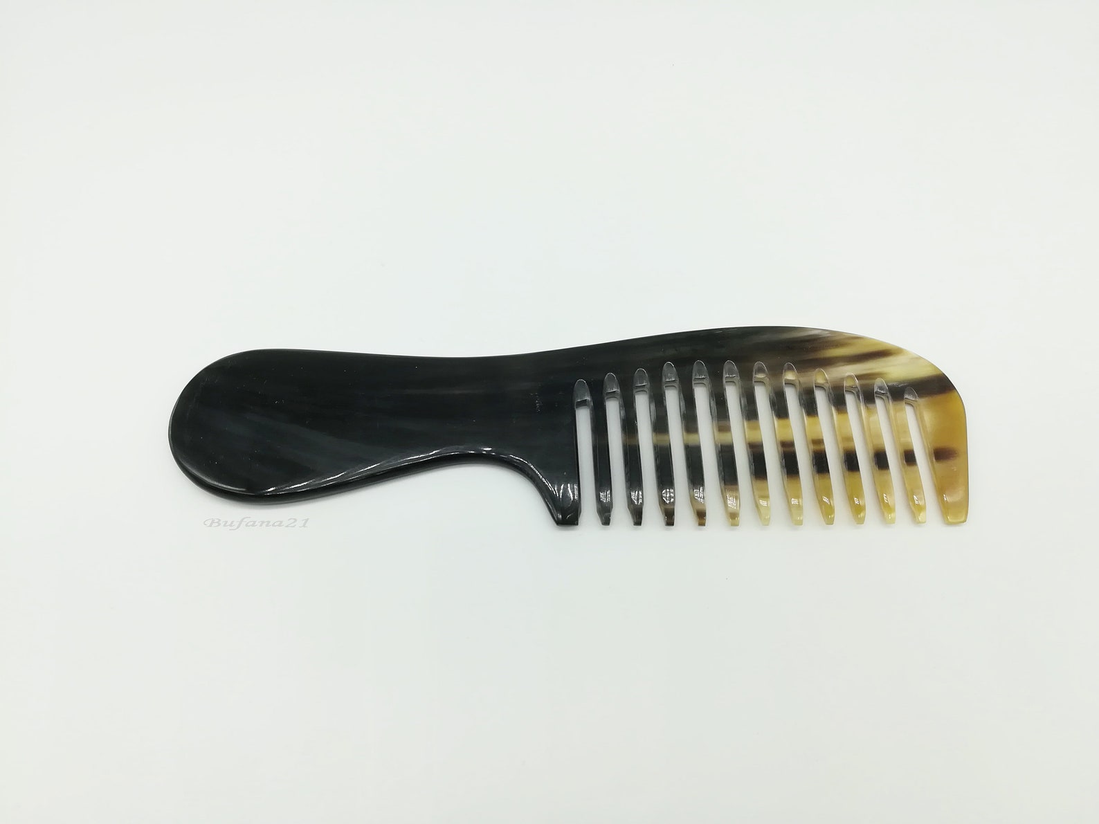Buffalo Horn Comb Wide-tooth Comb Tooth Gap: 3mm or 5mm or - Etsy Hong Kong