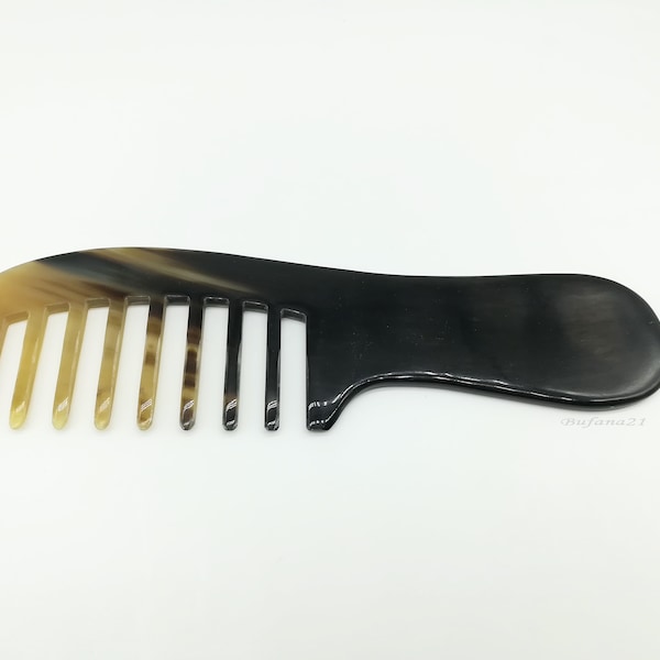 Natural Horn Hair Comb - Etsy